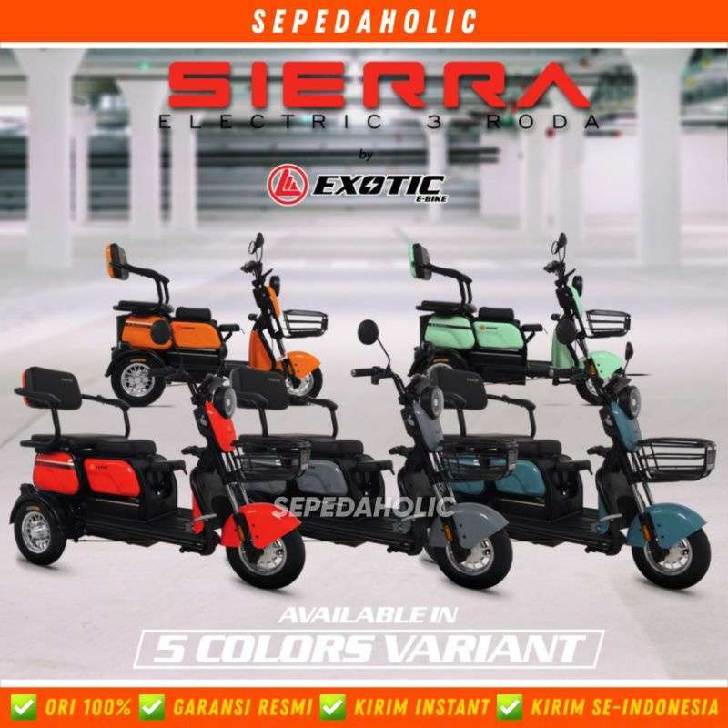 Promo Sepeda Listrik Exotic Sierra Electric E Bike 800 Watt By Pacific ...