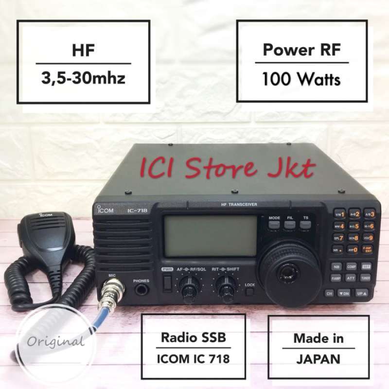 Promo Icom Ic 718 / Radio Ssb Icom / Radio Hf / Radio All Band Original ...