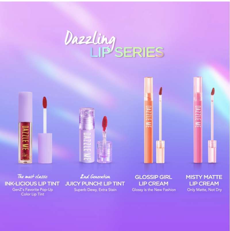Promo Dazzle Me Juicy Punch! Lip Tint | Matte 7 Colors Super Stay ...