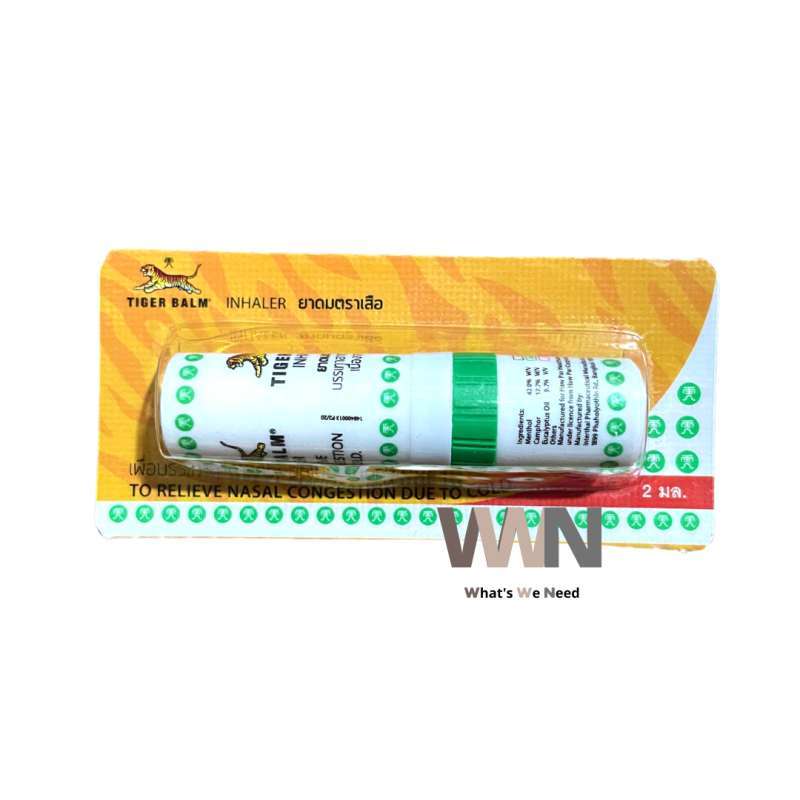 Jual Tiger Balm Inhaler 2 in 1 Original Thailand - Inhaler Minyak Angin ...