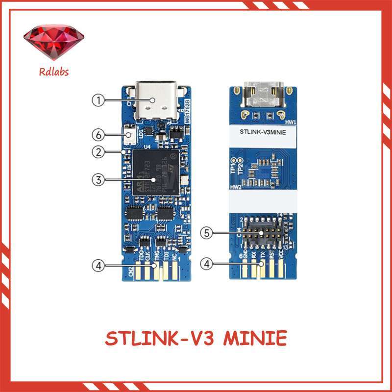 Jual STLINK-V3 MINIE compact in-circuit Pertama di Indonesia Ready stok ...