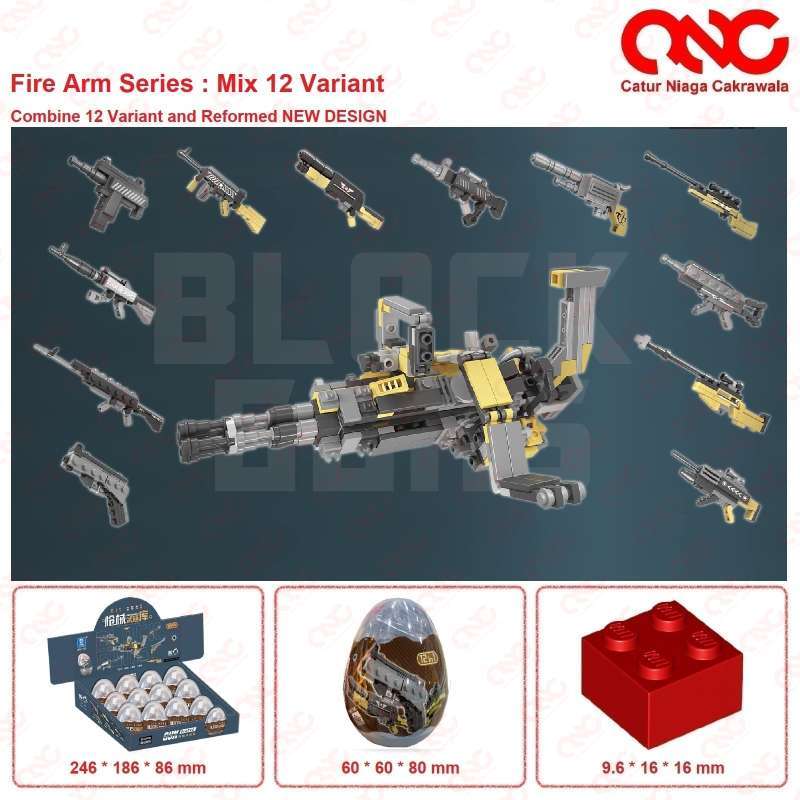 Jual CNC Brick & Block - Firearm Series , LEGO Compatible ( Gacha ...