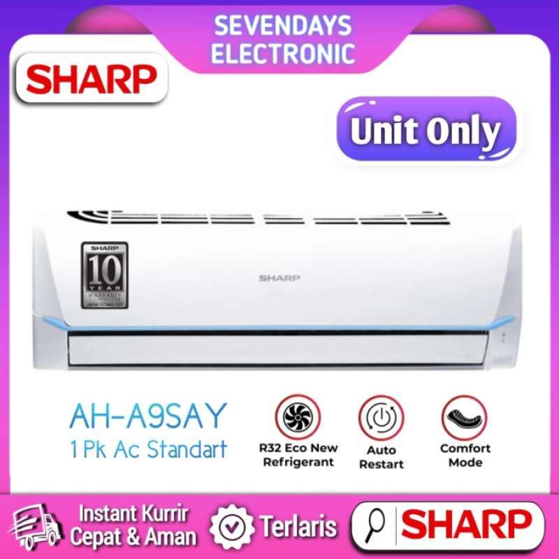 Promo Ac Sharp 1 Pk Ah-A9Say Aha9Say 9Say Split Standart Thailand R32 Diskon 17% di Seller ...