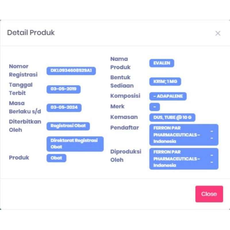 Jual Evalen Cream 10 G Di Seller Apotek Mandjur Official Store - Kebon ...