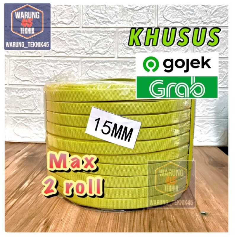Promo Tali Strapping Band Plastik Kuning 15Mm Manual Heavy Duty Ori ...