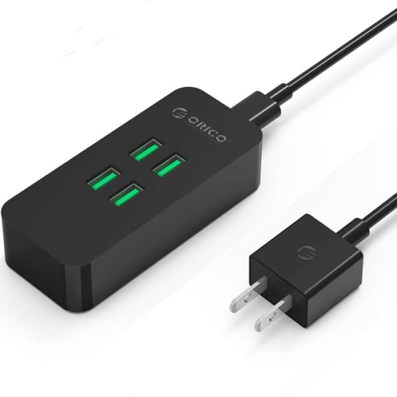 Promo Orico Smart Desktop Charger 4 Port - Dcv-4U - Black Diskon 17% di ...