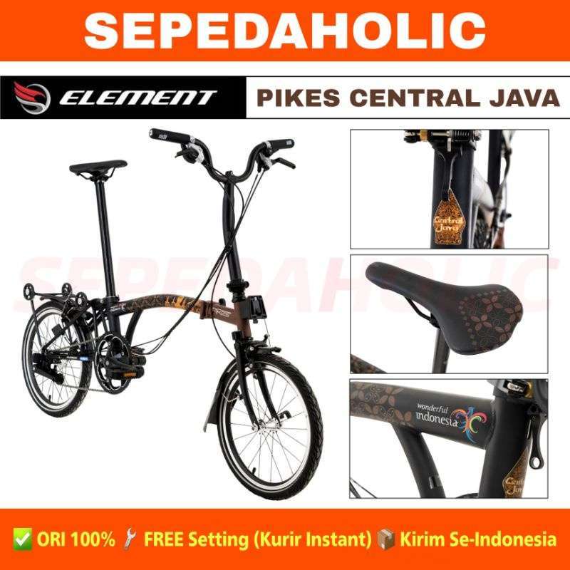 Promo Sepeda Lipat ELEMENT PIKES CENTRAL JAVA 16 Inch Chromoly 3x2 ...