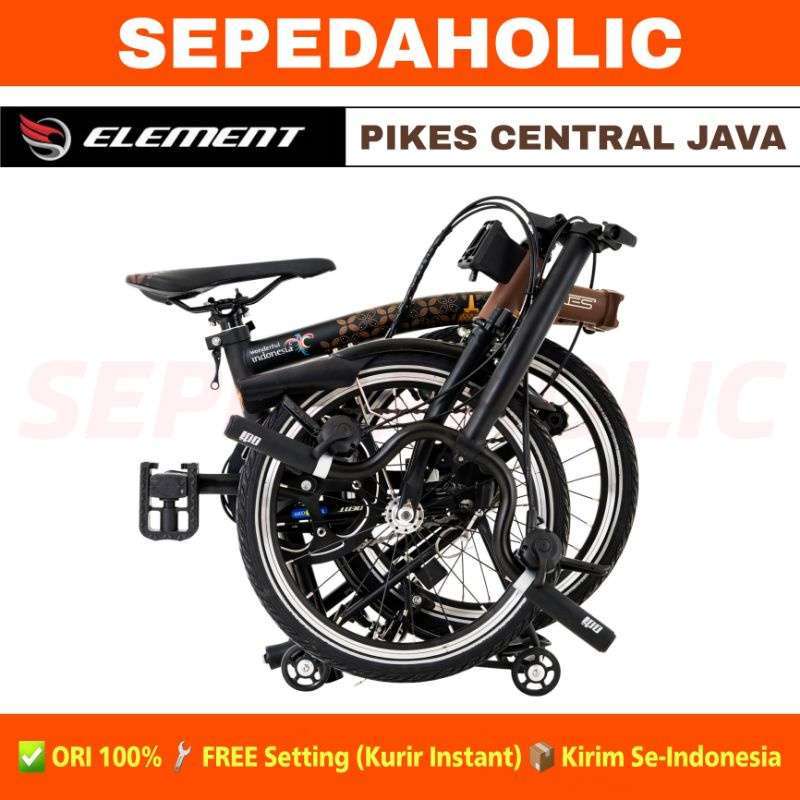 Promo Sepeda Lipat ELEMENT PIKES CENTRAL JAVA 16 Inch Chromoly 3x2 ...