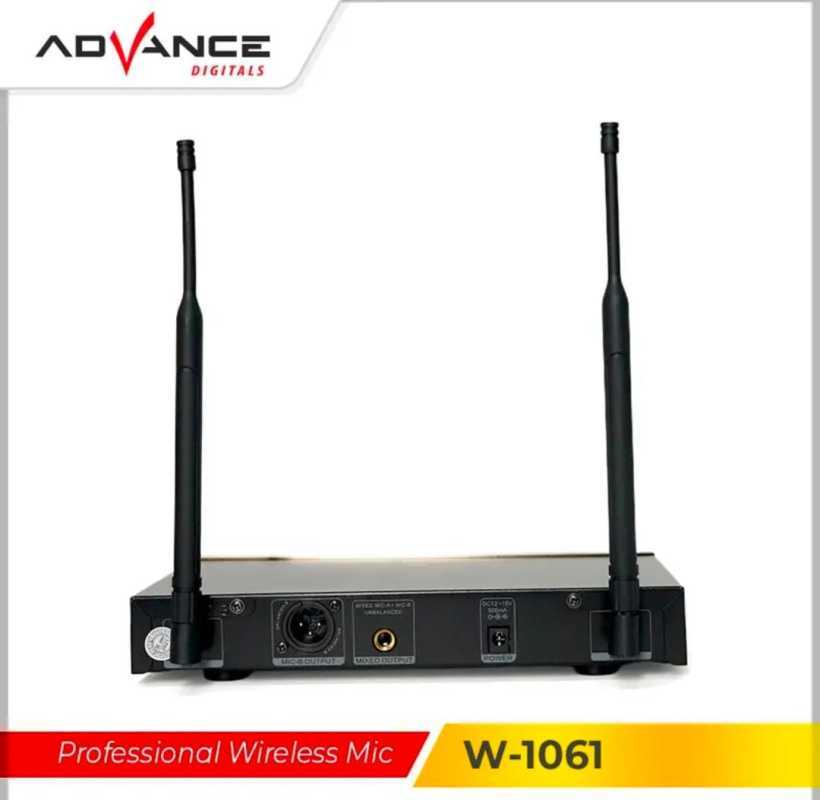 Jual Advance W1061 Wireless Microphone Profesional Microphone Wireless ...
