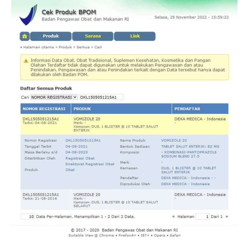 Jual Vomizole 20 Mg 10 Tablet Di Seller Apotek Mandjur Official Store ...