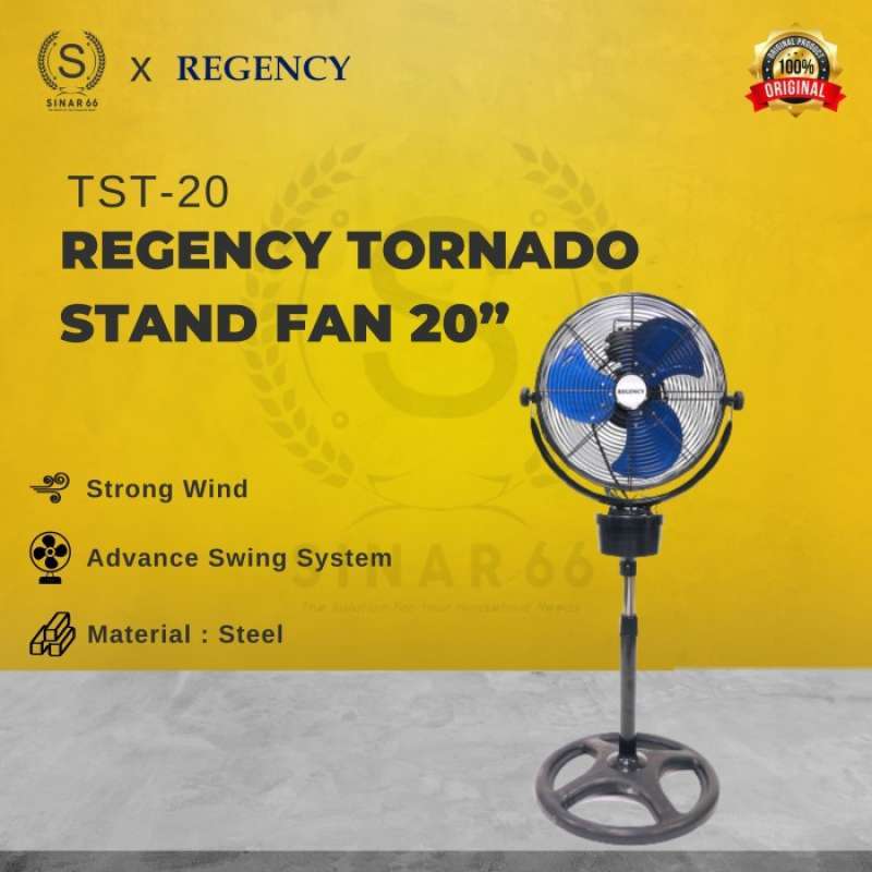 Promo Regency Tornado Stand Fan 20 Fl-51 Kipas Angin Berdiri Besar ... Promo Regency Tornado Stand Fan 20 Fl-51 Kipas Angin Berdiri Besar ...