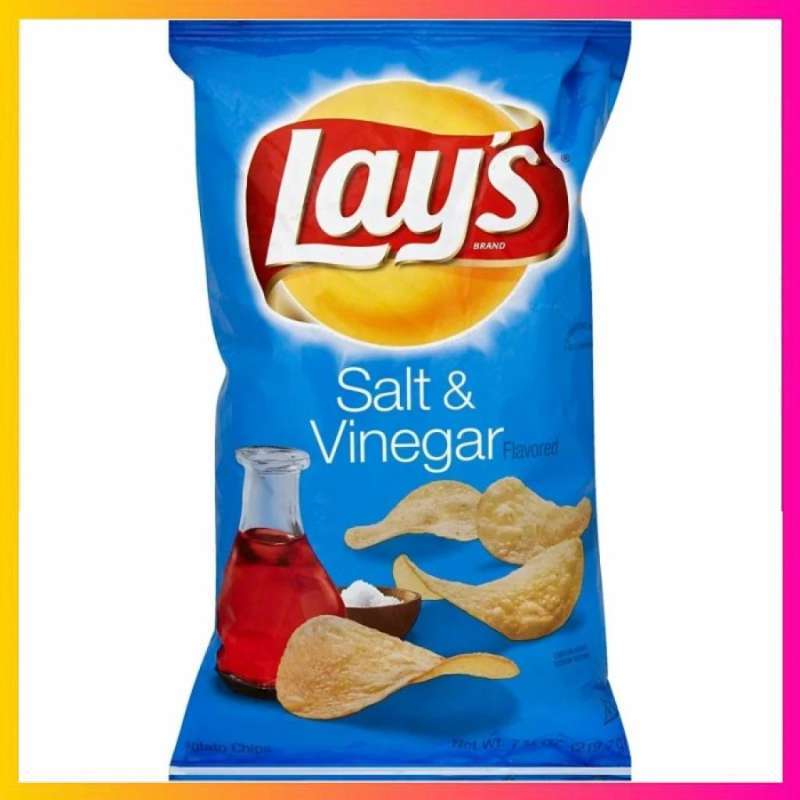 Promo Lay's Salt & Vinegar 184.2gr Diskon 21% Di Seller Xeichyl Store ...