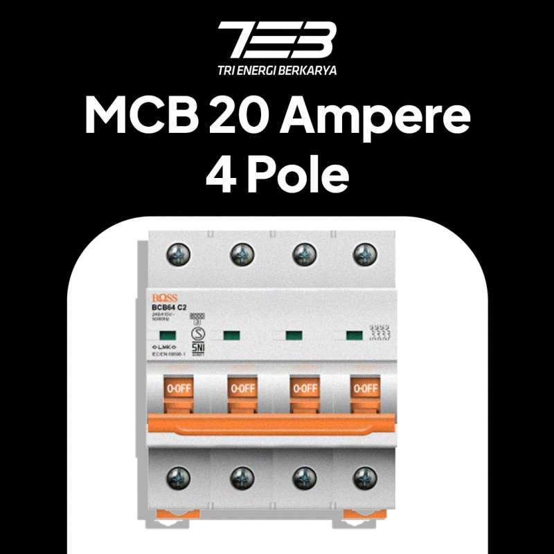 Jual MCB 20 Ampere 4 Pole Merek Boss di Seller PT. TRI ENERGI BERKARYA ...