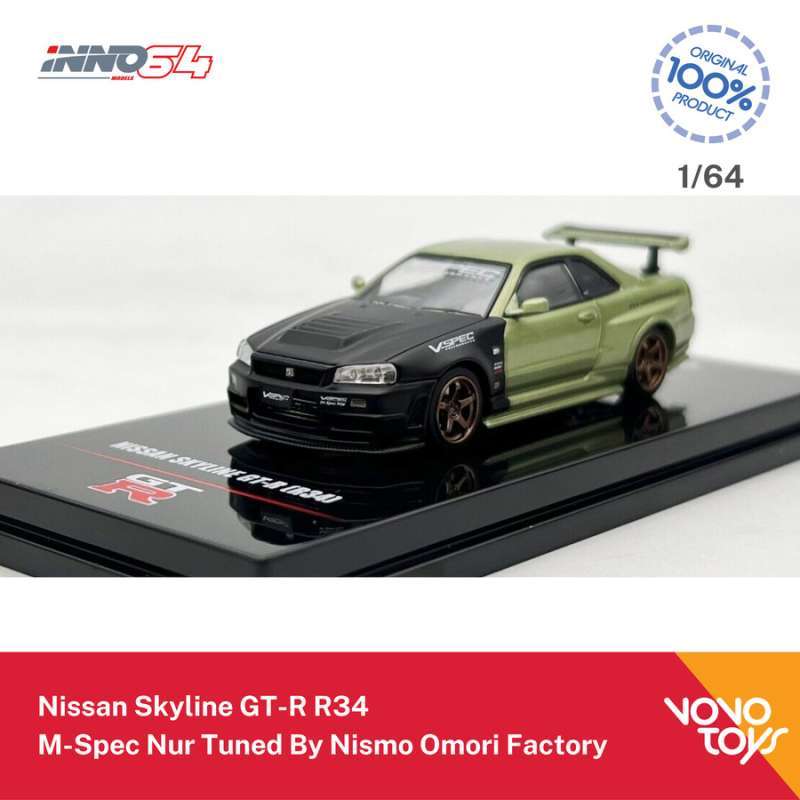 Jual Inno 1/64 Nissan Skyline GT-R R34 M-Spec Tuned By Nismo Omori Factory di Seller Vovo Toys ...