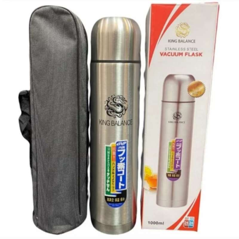 Promo Vacuum Bottle/termos Air Panas Stainless Steel 1 Liter Dinemate ...