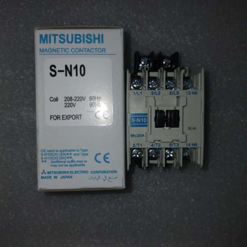 Promo Mitsubishi Magnetic Contactor Mitsubishi Sn10 Diskon 23% Di Seller Hubner Store ...