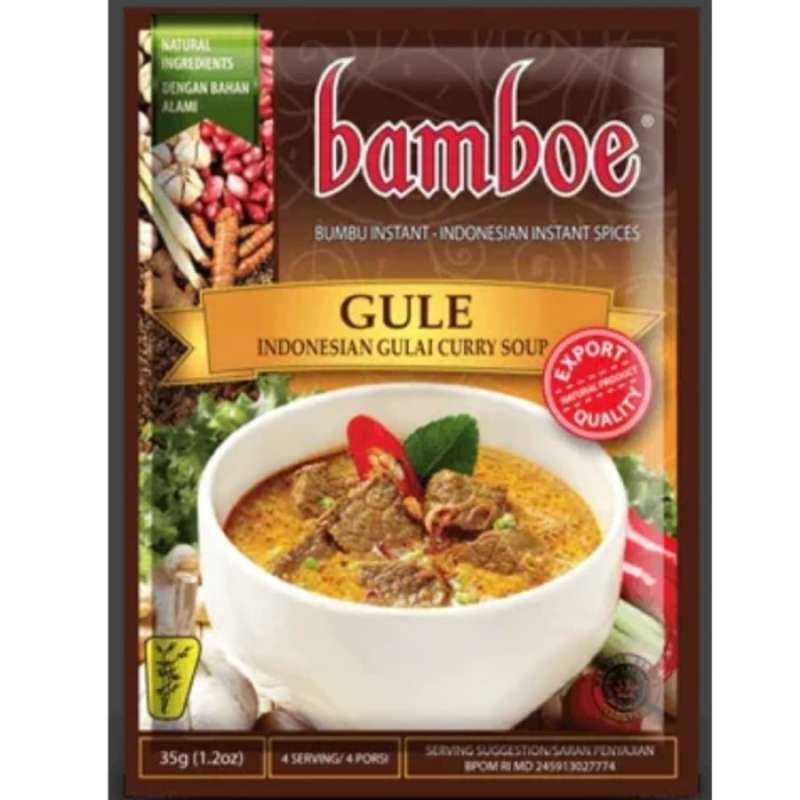 Jual Bamboe Bumbu Gule 35gr Bumbu Gulai Instant di Seller Toko Bahan Kue 72 - Condong Catur, Kab ...
