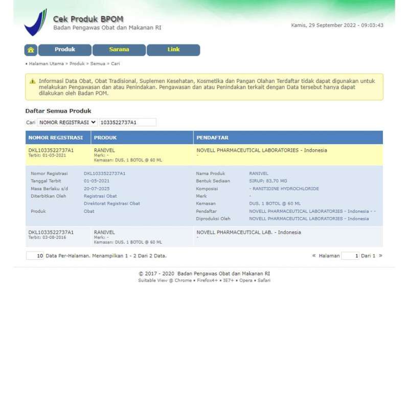 Jual Ranivel Sirup 60 Ml Di Seller Apotek Mandjur Official Store ...