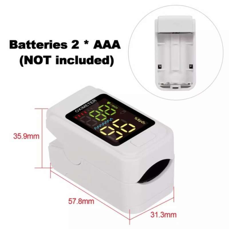 Jual Oksimeter Denyut Nadi / Alat Ukur Cek Saturasi Oksigen Jantung ...