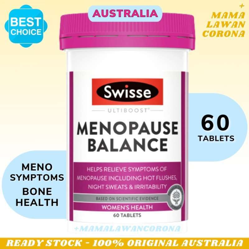 Promo Swisse Ultiboost Menopause Balance 60 Tablets Vitamin Support ...