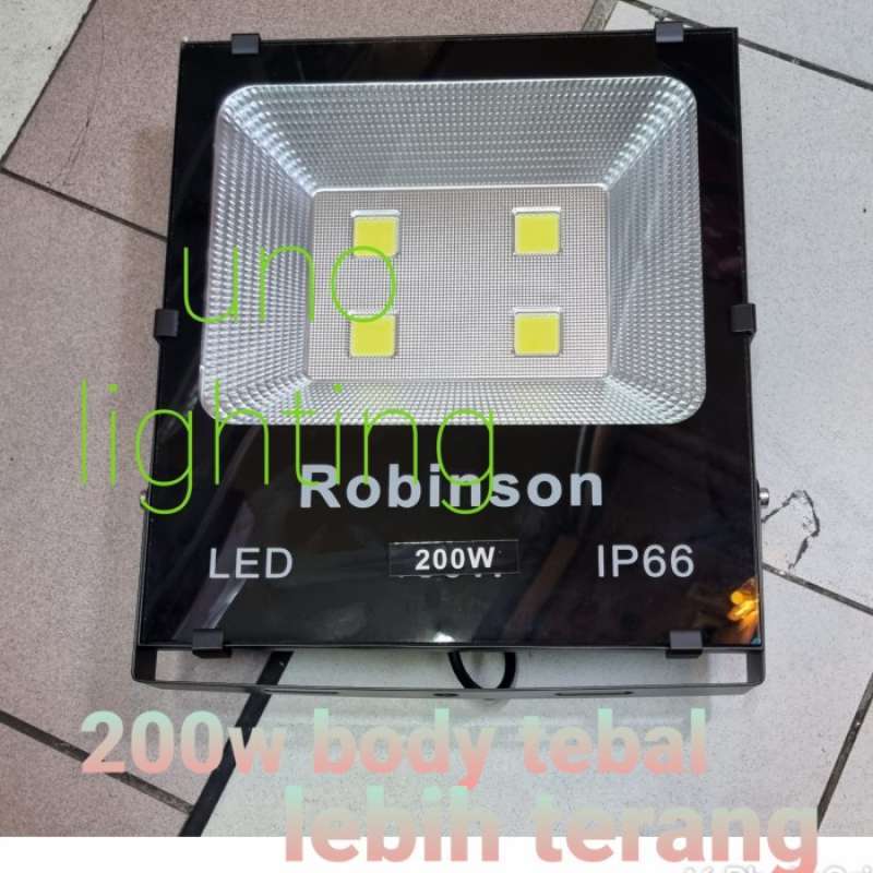 Jual lampu tembak led 200w 200watt sorot led 200 watt flood light 200 w smd di Seller Relaxa ...