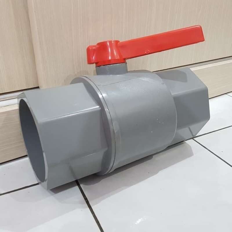 Promo Ballvalve ukuran 5 inch Ball valve pvc 5 dim KDJ Stop Kran Keran ...