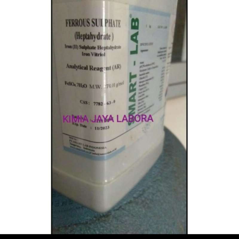 Promo 100 Gram Besi Ii Sulfat Heptahidrat Ferrous Sulfate Feso4.7H2O ...