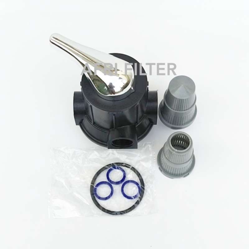 Promo 3 Way Valve Filter / Kepala Filter Tabung FRP - Runxin (Original ...