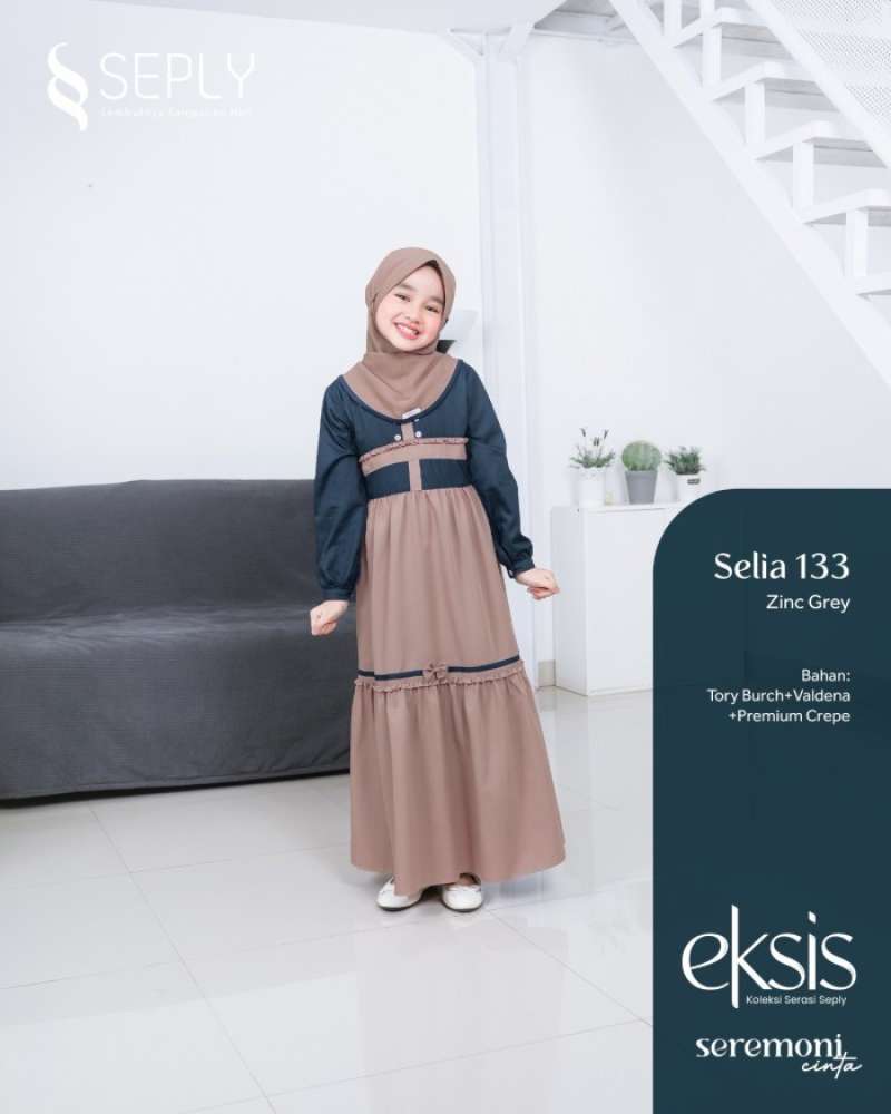 Promo EKSIS 215 ZINC GREY SEPLY ORIGINAL GAMIS DEWASA MEYRA 149 KOKO ...