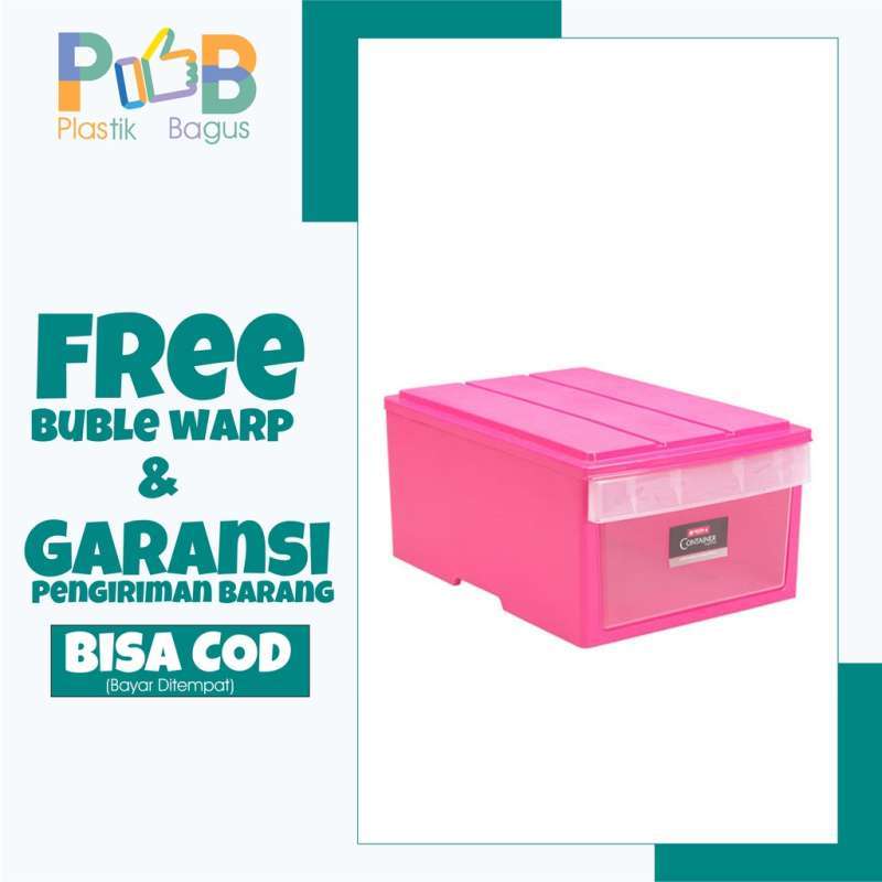 Promo kotak penyimpanan kontainer box laci family box Lion star cb-8 ...