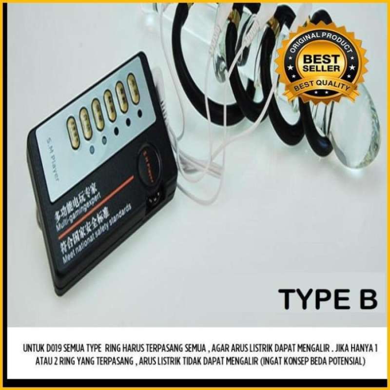 Promo D019 Electric Electro Elektro Shock Cock Ring Bdsm Listrik ...