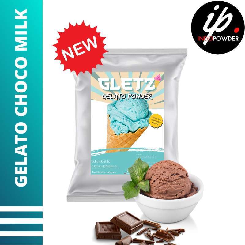 Promo GELATO CHOCO MILK 1Kg I Bubuk GELATO CHOCO MILK I GELATO POWDER ...
