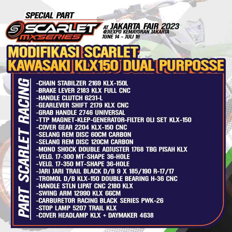 Jual Scarlet Racing - Paket Modifikasi Special Motor Trail Di Seller ...