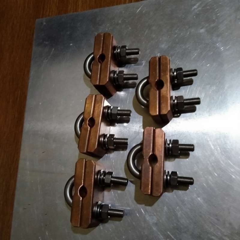 Jual Klem Grounding Rod/ Stick Rod/ Grounding Clamp Di Seller Ksm Store ...