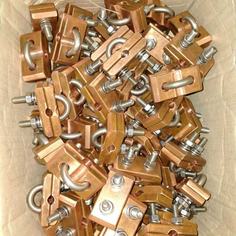 Jual Klem Grounding Rod/ Stick Rod/ Grounding Clamp Di Seller Ksm Store ...