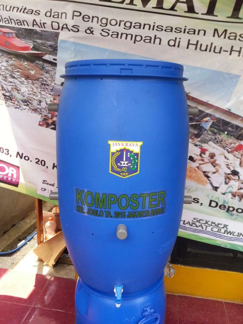 Promo Tong Komposter 120 liter tanpa Pintu Diskon 33% di Seller Toko ...