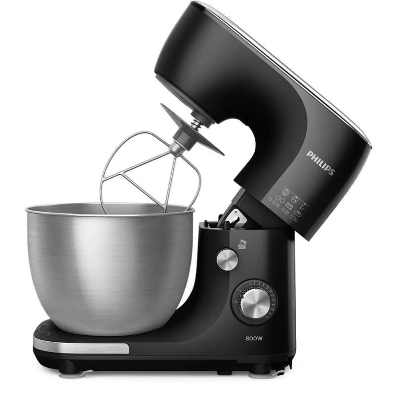 Jual Philips Hr7922/90 - Stand Mixer 5l 12 Kecepatan 800w Black Di ...