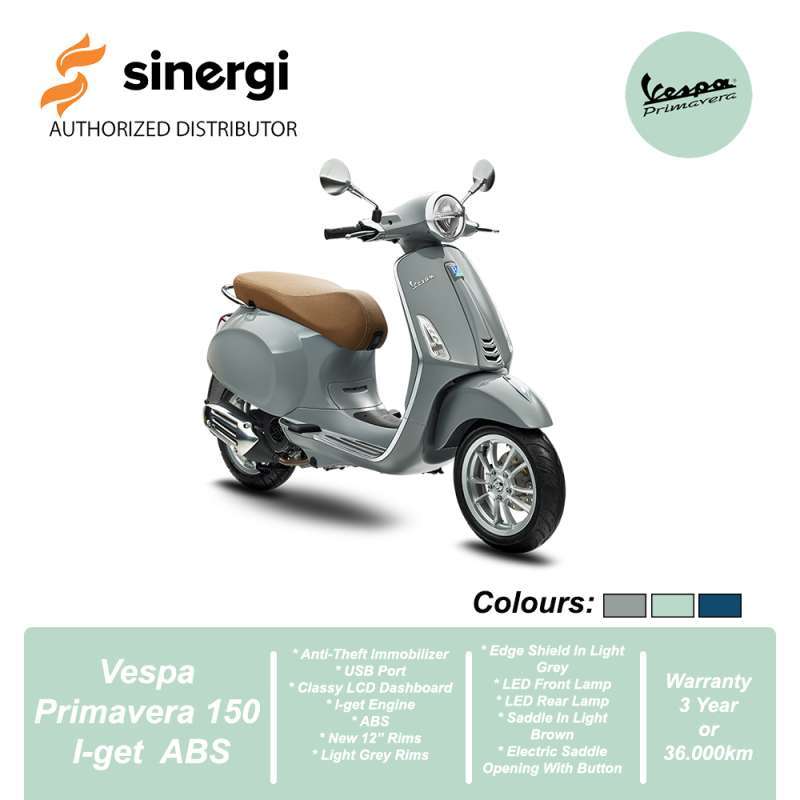 Jual Motor Vespa Primavera 150 Iget Terbaru Dengan Harga Termurah Di ...