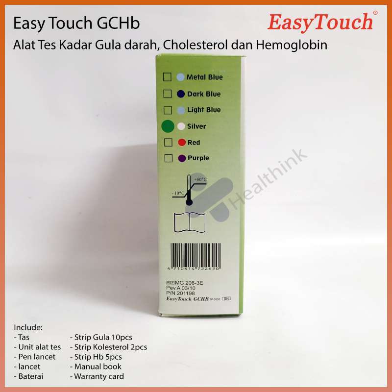Jual Easy Touch Gchb 3in1/ Alat Cek Gula Darah, Kolesterol, Hemoglobin ...