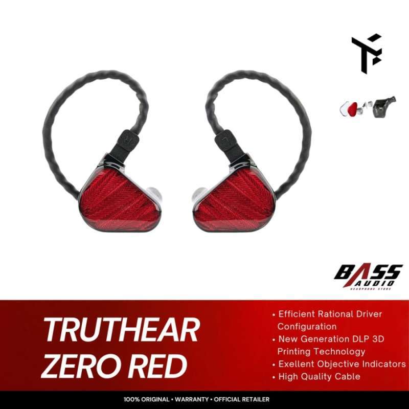 Jual Truthear X Crinacle Zero: Red Dual Dynamic Driver In Ear Earphone ...