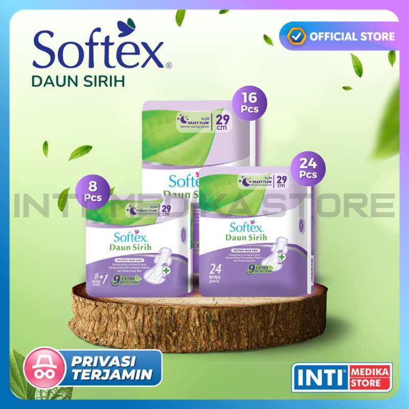 Softex Daun Sirih 29 Cm Isi 24 Gratis Ongkir 🔥 Harga Murah Mei 2026