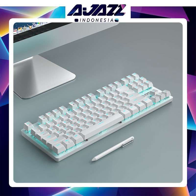 Promo Ajazz Ak40-pro Bluetooth Wireless 2.4g Wired Mode Full Key Keycaps Abs/oem Switch Huannuo ...