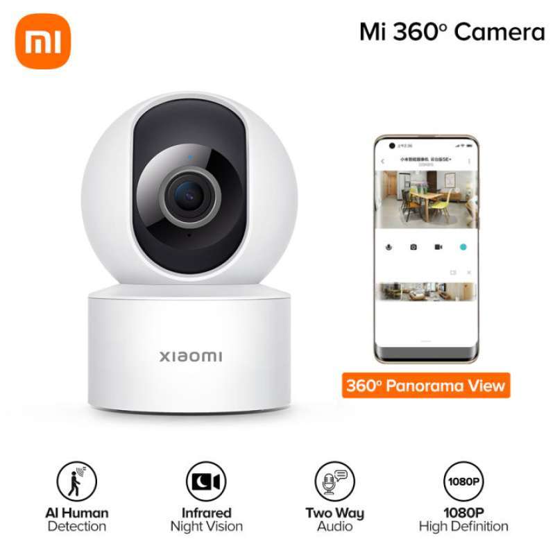 Jual Xiaomi Smart Camera C200 Mi CCTV 360ᵒ 1080P GARANSI RESMI di ...