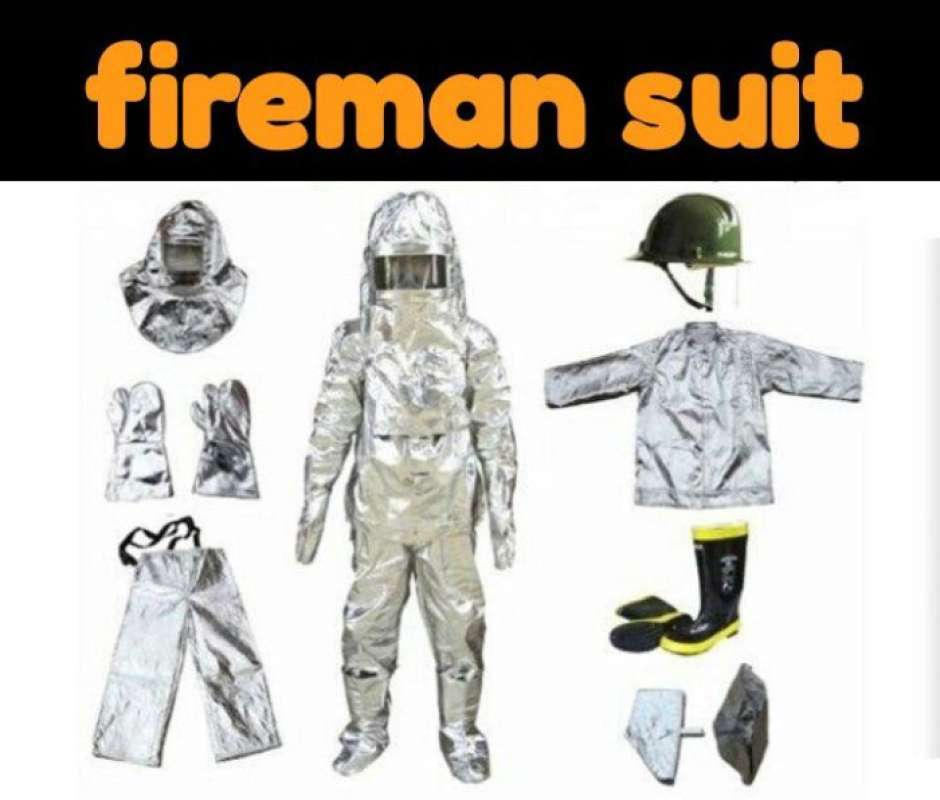 Promo Fire Man Suit Alumunium - Baju Pemadam Aluminized Full Set Diskon ...