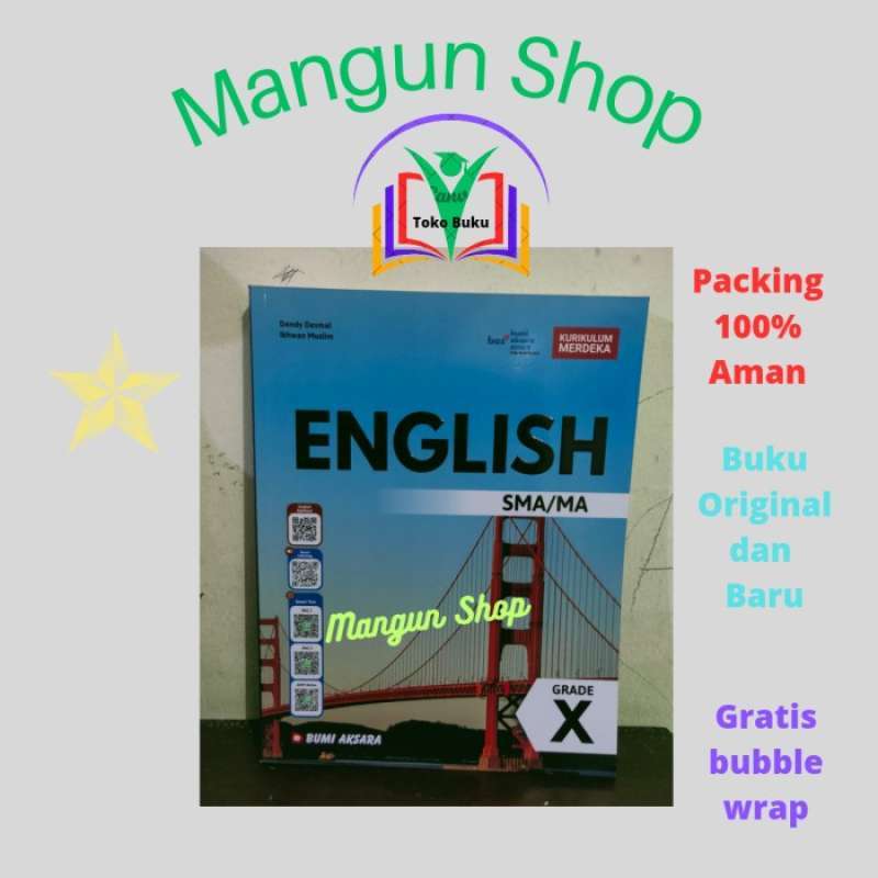 Jual Buku English SMA Kelas X.10 Kurikulum Merdeka Bumi Aksara di Seller Indah Library - Tegal ...