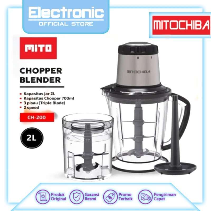 Promo Chopper Mitochiba Ch 200 Ch-200 Mitochiba Ch200 Blender Daging 2 ...