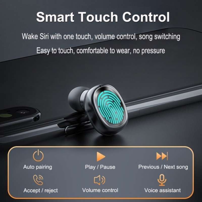 Promo Samsung A50s Earphone Bluetooth Wireless Headset + Metal Cover ...