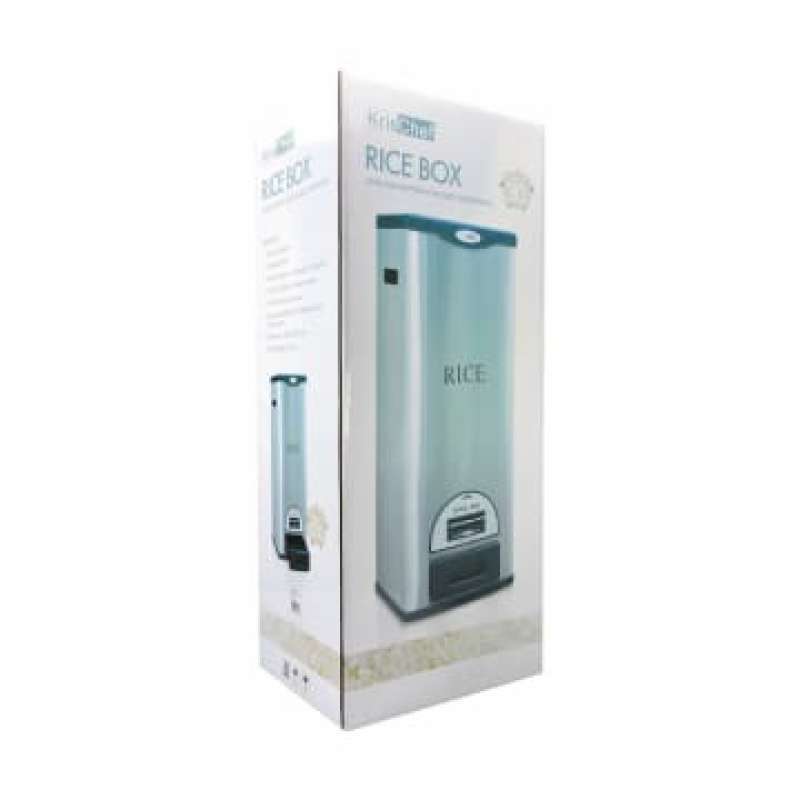Jual Krischef Tempat Beras 30 Kg Rice Box Dispenser Beras Kris Krisbow ...