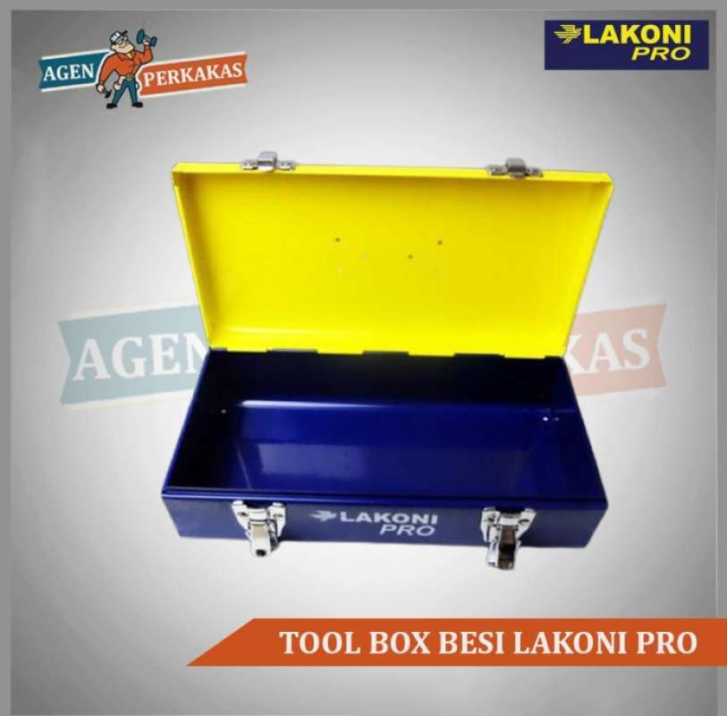 Promo LAKONI PRO Metal Toolbox 1 Susun Tool Box Besi Tempat Perkakas ...