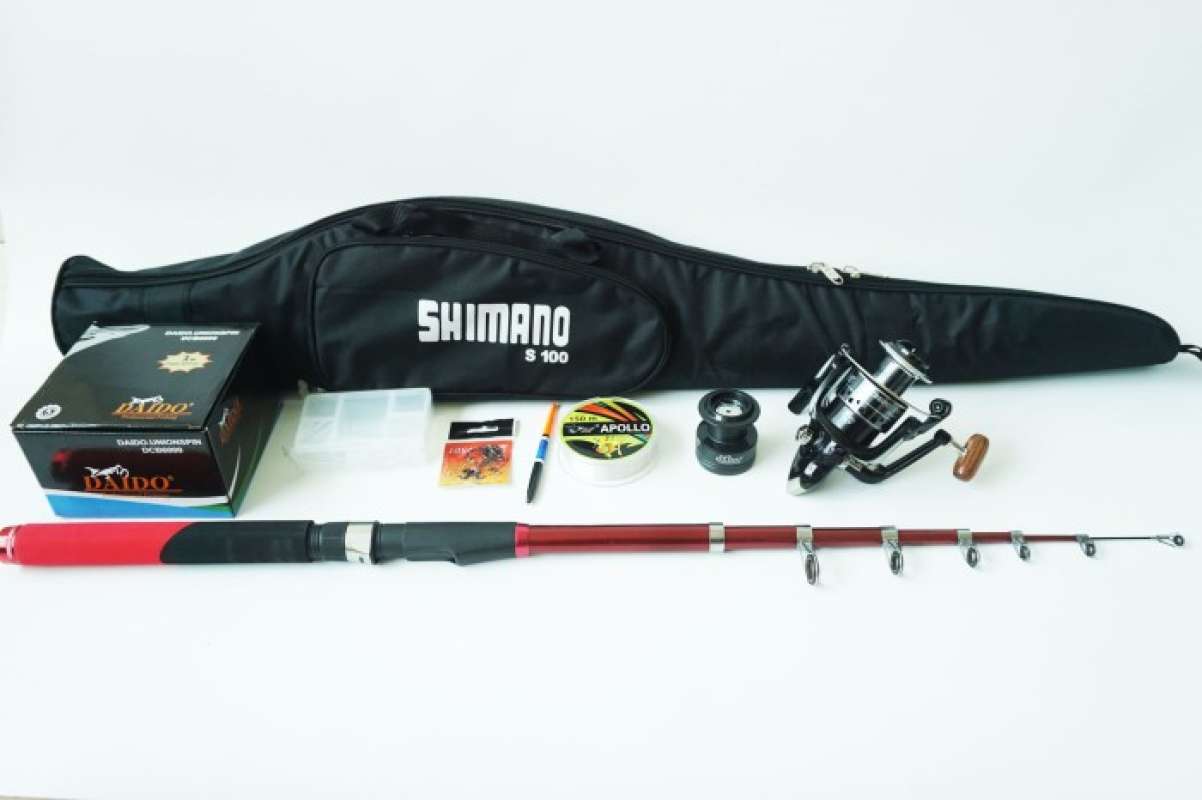 Jual Set Alat Pancing Laut Dengan Joran Antena Kekuatan Hingga 15kg ...